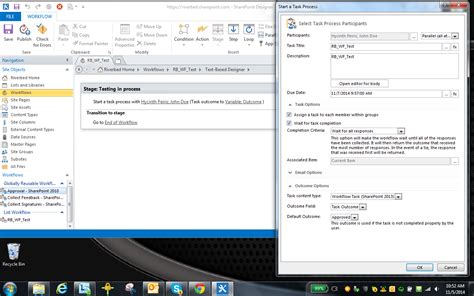 Default Task Outcome Buttons Wont Show In Sharepoint 2013 Task