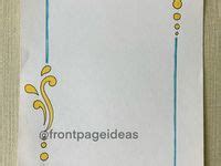 Chart Paper Border Design Ideas