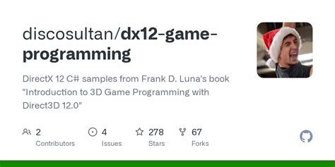 Github Discosultandx12 Game Programming Directx 12 C Samples From Frank D Lunas Book