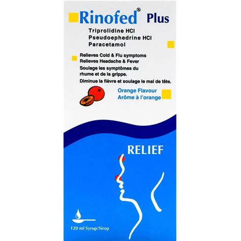 Rinofed Plus Syrup 120 Ml Zozopharmacy