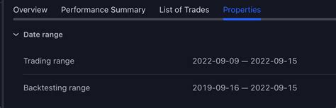 How Can I Set The Trading Range Dates Rtradingview