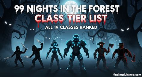 99 Nights Forest Class Tier List March 2026 All 19 Ranked