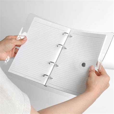 کلاسور A5 شفاف کاور با متن و اسم دلخواه ژوپلن