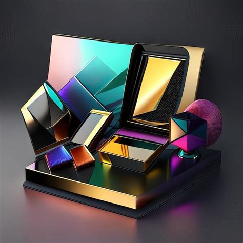 Premium Photo Makeup Case Illustration