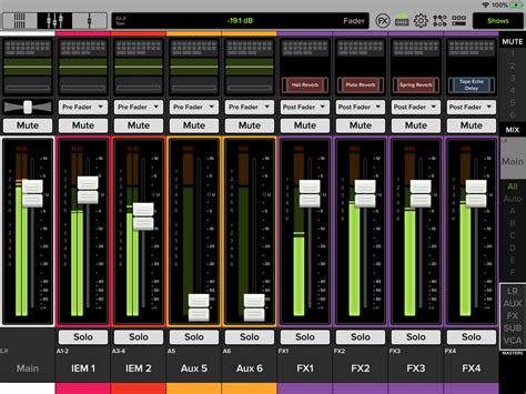 master fader control app mackie