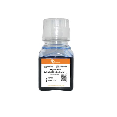 Trypan Blue Cell Viability Indicator Tiaris Biosciences Sl