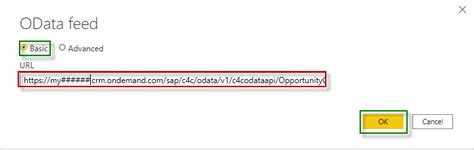 SAP Sales Cloud C C Is Easy OData API Connect With Microsoft Power BI