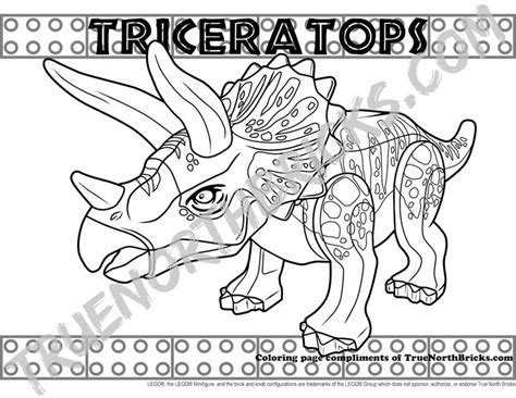 Lego Dino Printable Coloring Pages