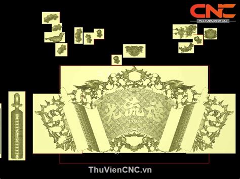 Mẫu cuốn thư cnc đẹp file jdp