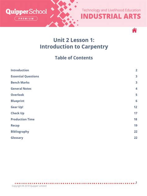 lesson 1 introduction to carpentry pdf carpentry swot analysis