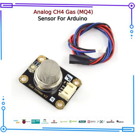 Jual Dfrobot Gravity Analog Ch4 Gas Sensor Mq4 For Arduino Shopee