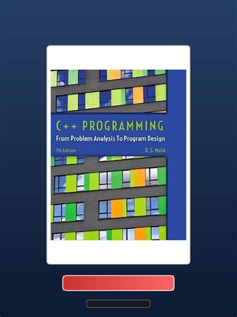 C Programming From Problem Analysis To Program Design 7th Edition Test