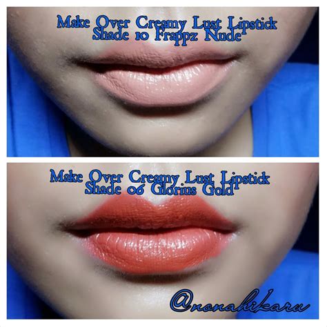 Review Make Over Creamy Lust Lipstick Beauty Travelling
