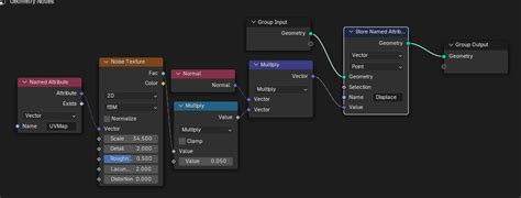 Use Displacement From Shader Nodes In Geometry Nodes Blender Stack