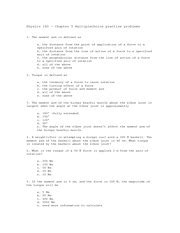 Phys Test Physics Test January I Instructor Dr Juiie Alexander R Time