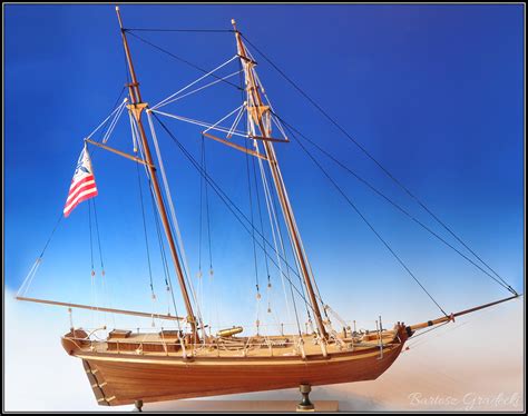 Barts Models Dallas Revenue Cutter New York 1815 Artesania Latina 150