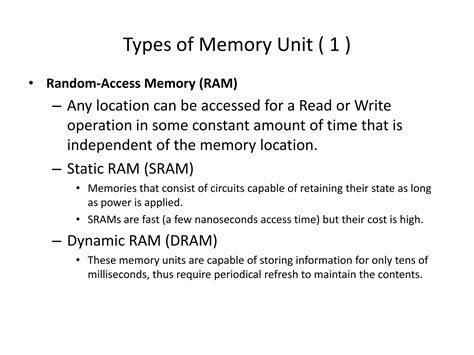 memory computer organization pdf