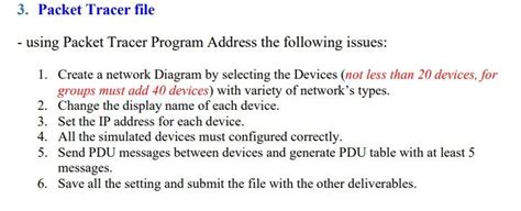 Solved Packet Tracer File Using Packet Tracer Program Chegg