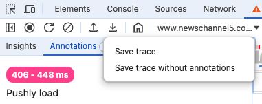 How To Annotate A Chrome Devtools Performance Trace Debugbear