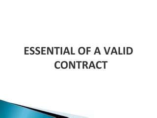 Essential Elements Of A Valid Contract L PPT Marriage And Civil Unions Family And