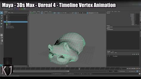 maya 3ds max unreal 4 8 timeline vertex animation youtube