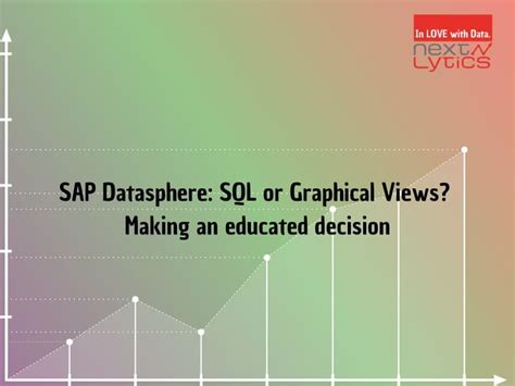 Nextlytics Ag On Linkedin Sap Datasphere Sql Or Graphical Views
