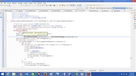 Java Expecting Eof Found If Stack Overflow