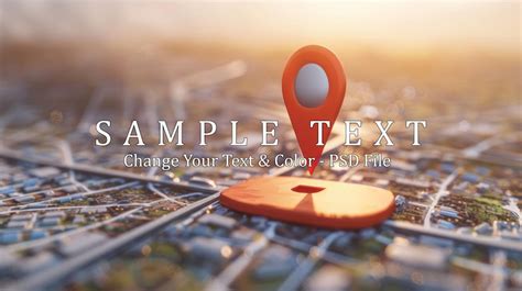 Pinpointing Location On A City Map Premium Ai Generated Psd