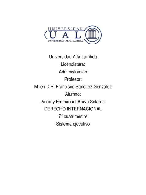 Universidad Alfa Lambda Pdf Caso De Ley México