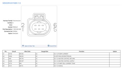 Connectors For Oxygen Sensor Module On Dodge Ram 3500 Rectangular