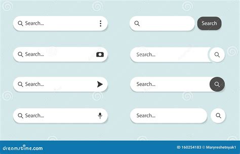 Search Bar Browse Internet Search Arrow For Ui Web Form Computer