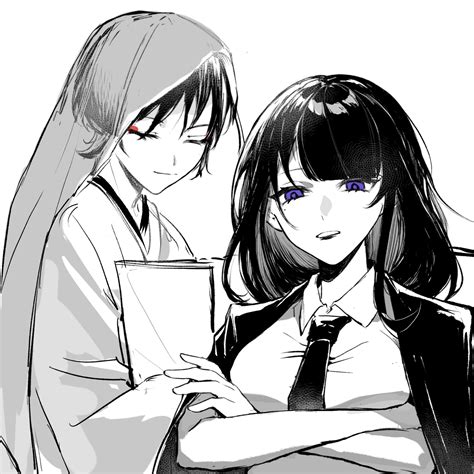 Raiden Shogun And Scaramouche Genshin Impact Drawn By Yuybo Mesjmpy S Danbooru