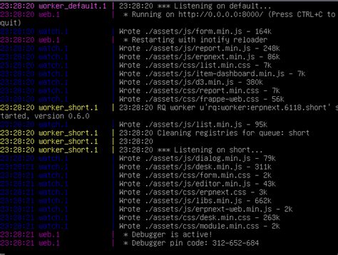 Bench Start Never Run Till The End Install Update Frappe Forum