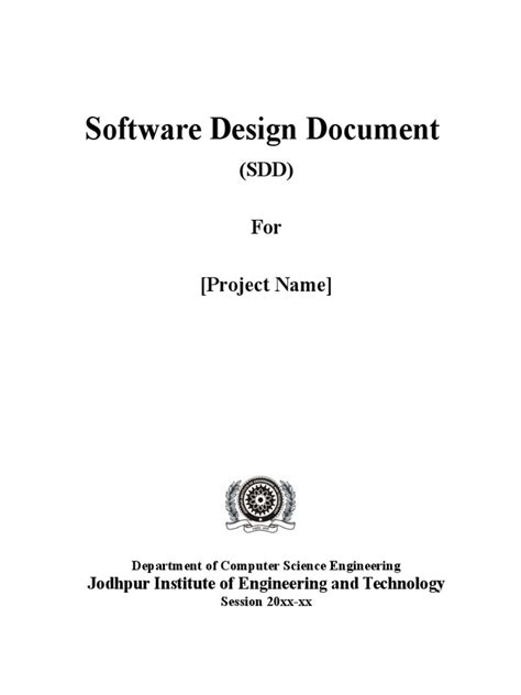 Jiet Sdd Template Final Pdf Parameter Computer Programming