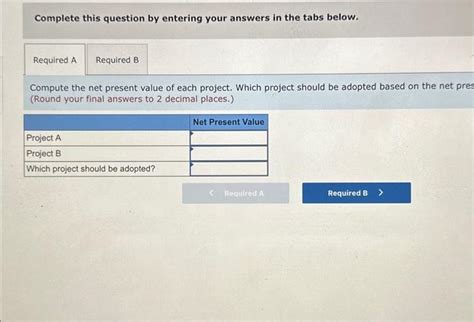 solved problem 16 19a algo using net present value and