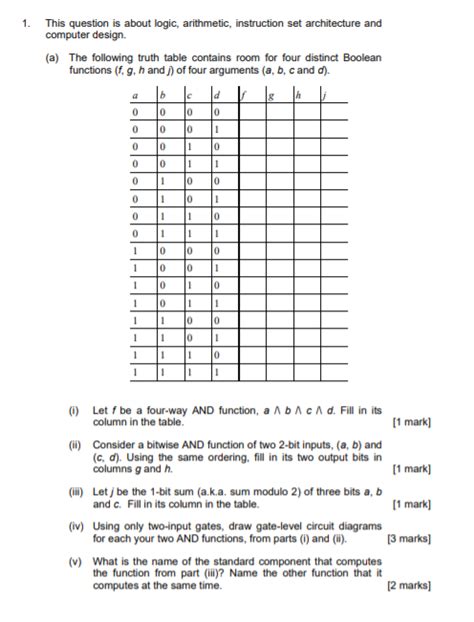Solved This Question Is About Logic Arithmetic Chegg