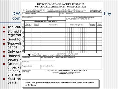 Single Sheet Dea 222 Form Instructions At Bobby Mosca Blog