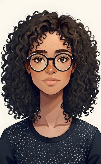 Short Light Skinned Black Female Long Curly With No Frizz Brown Hair