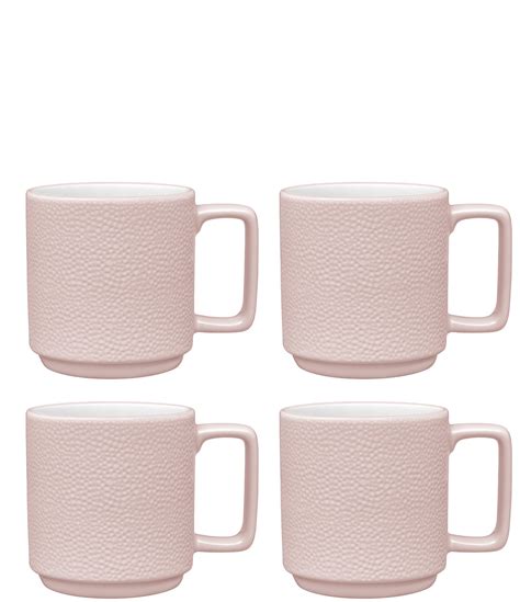 Noritake Colortex Stone Collection Stax Coffee Mugs Set Of 4 Dillards