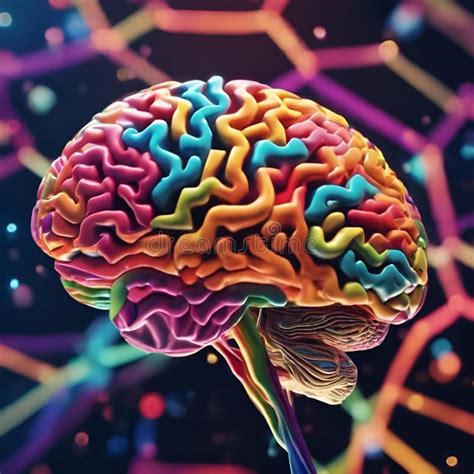 Ai Generated Illustration Of A Close Up Of The Intricate Neural Network