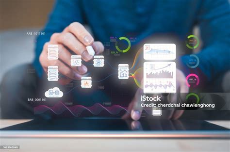 Ai 기술 디지털 트랜스포메이션 변경 관리 사물 인터넷 신기술 빅 데이터 및 비즈니스 프로세스 전략 고객 서비스 관리 클라우드 컴퓨팅 스마트 산업 개발에 대한 스톡 사진 및