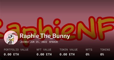 Raphie The Bunny Profile Opensea