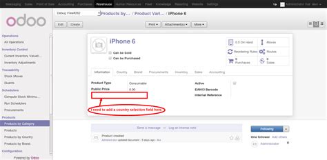 Odoo How To Add Selection Field For Country In Information Panel Stack Overflow