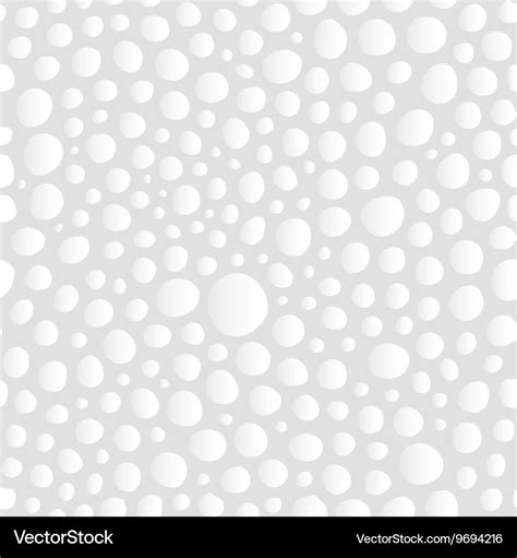 Abstract White Bubbles Seamless Background Pattern