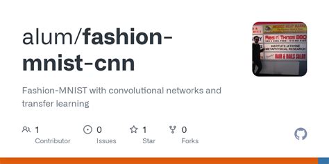 Github Alum Fashion Mnist Cnn Fashion Mnist With Convolutional Networks And Transfer Learning