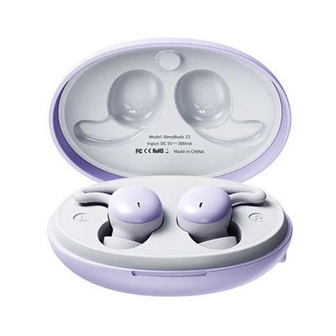Remax Sleepbuds Z2 수면 무선 음악 헤드폰 하프 인이어 스테레오 Tws 블루투스 이어폰보라색