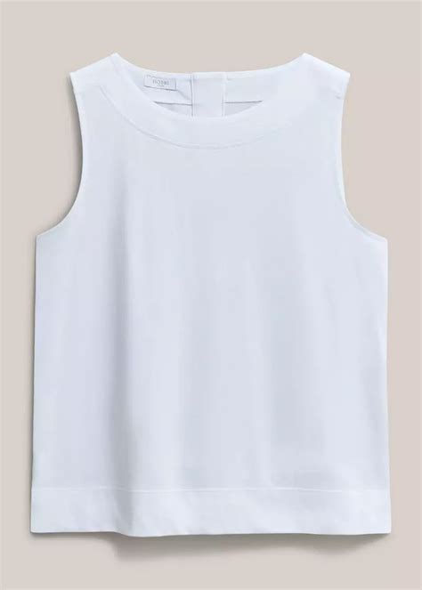 Fern Cotton Jersey Button Back Top Hobbs Uk