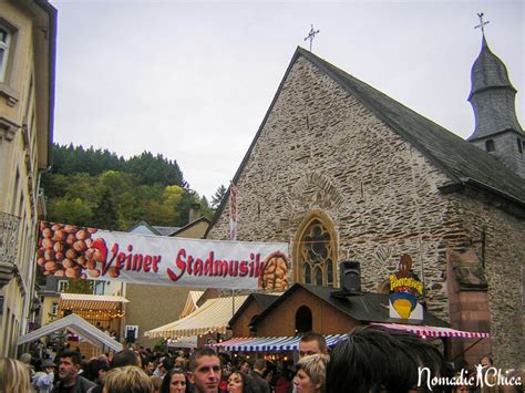Luxembourg Vianden Nut Festival Veiner Nëssmoort Nomadicchica
