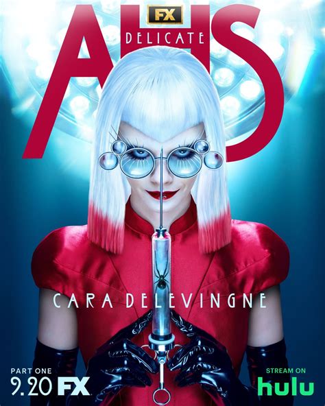 Cara Delevingne American Horror Story Delicate Poster 2023 • Celebmafia