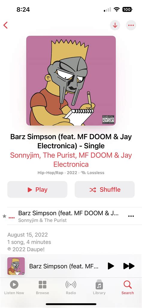 Barz Simpson R Mfdoom